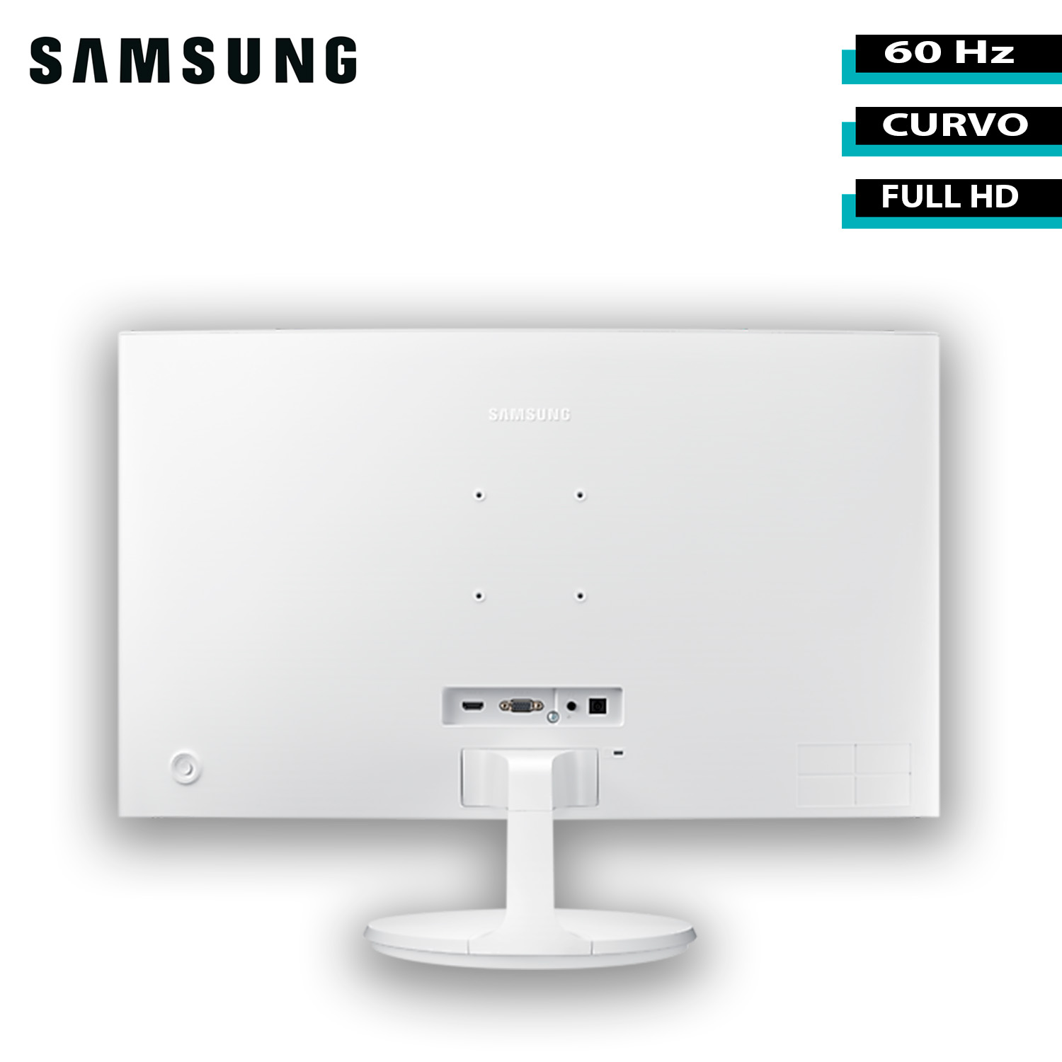 Monitor Gamer Samsung Curvo 27" Led Full HD FreeSync 60Hz Hdmi Blanco ...