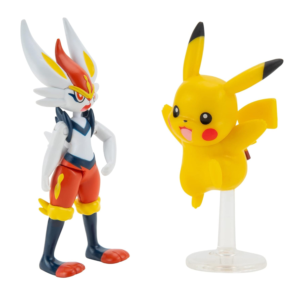 Pokemon Pikachu + Bulbasaur + Cinderace Set 10 pz Miltipak.