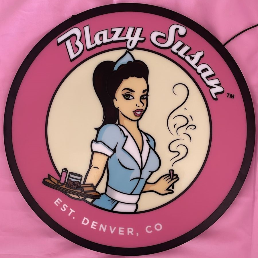 Letrero Luminoso Logo Blazy Susan