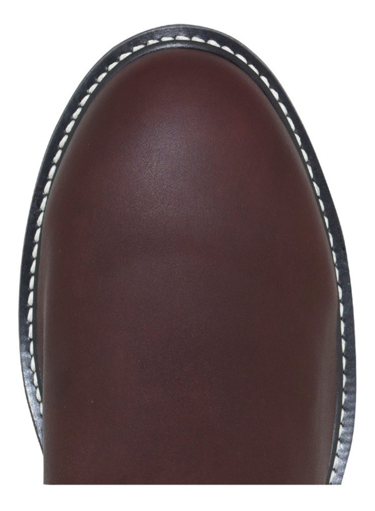 Bota De Trabajo Establo 507 Tipo Roper De Piel Color Shedron Grasso.