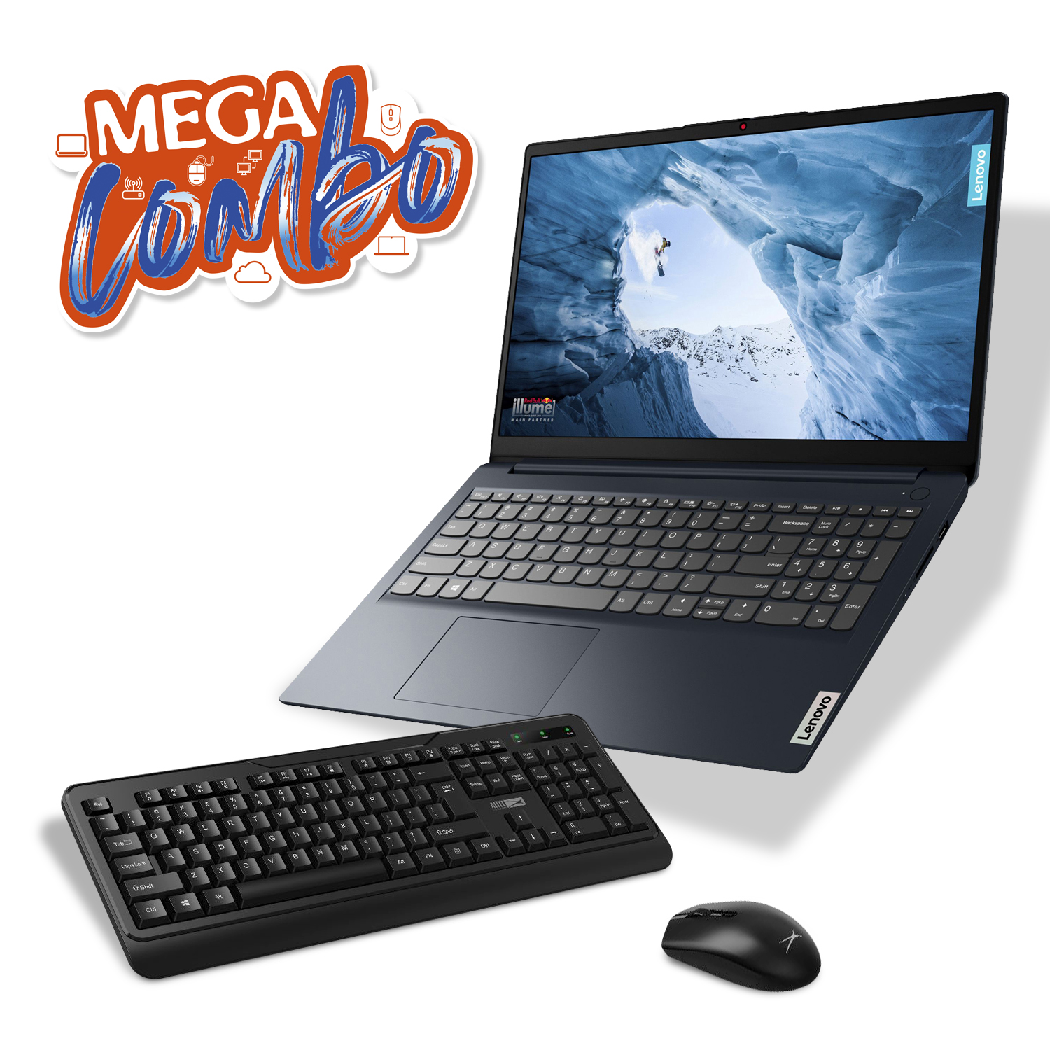 Lenovo Ideapad 82Lx0050Us 15.6" Pentium 4Gb 128Gb Más Teclado y Mouse.