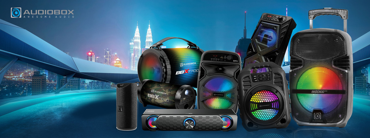 Bocina Bafle 12" Bluetooth Portátil Recargable ABX-800R Audiobox.