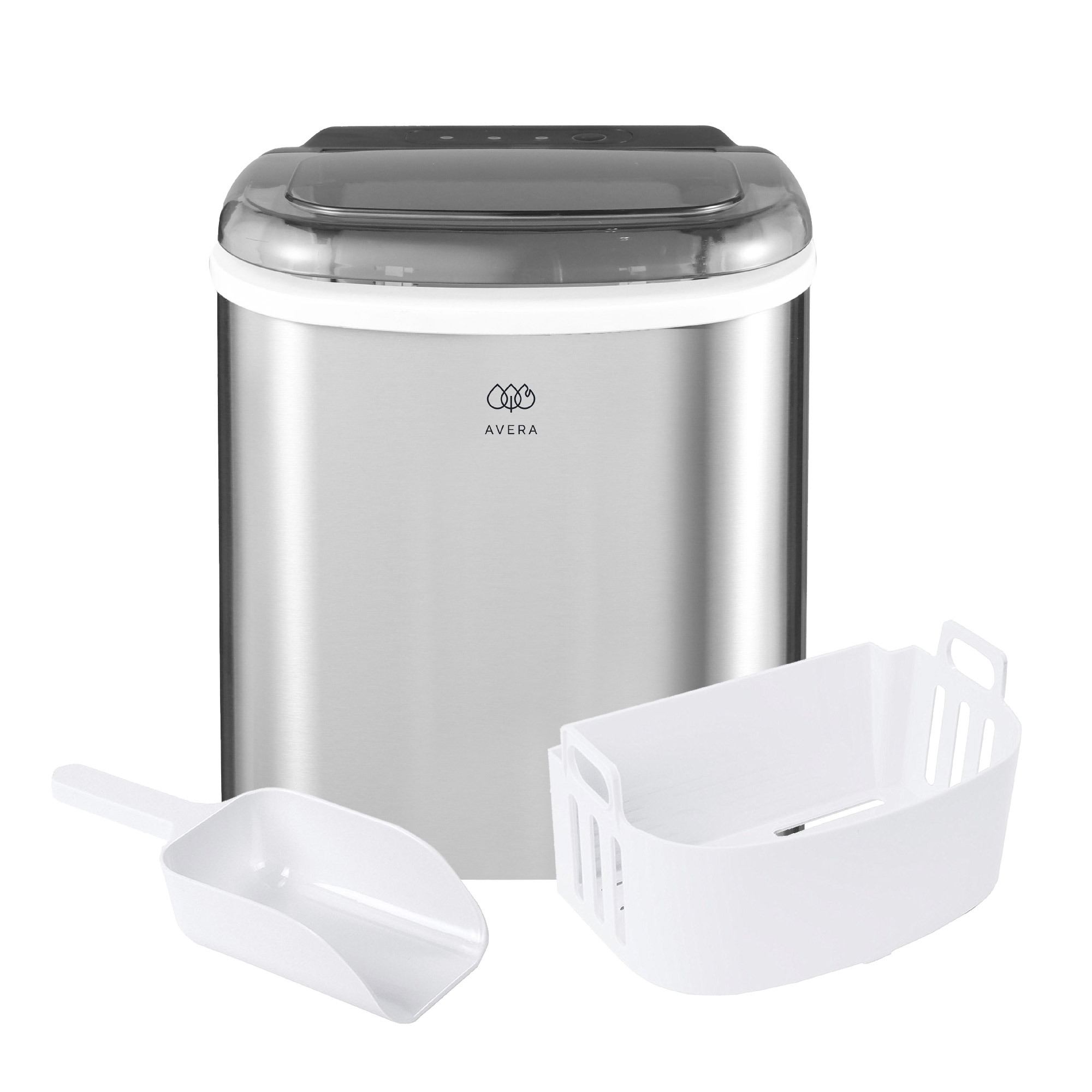 MÁQUINA PARA HACER HIELO CAPACIDAD DE TANQUE 1.2 LITROS Avera MHWM