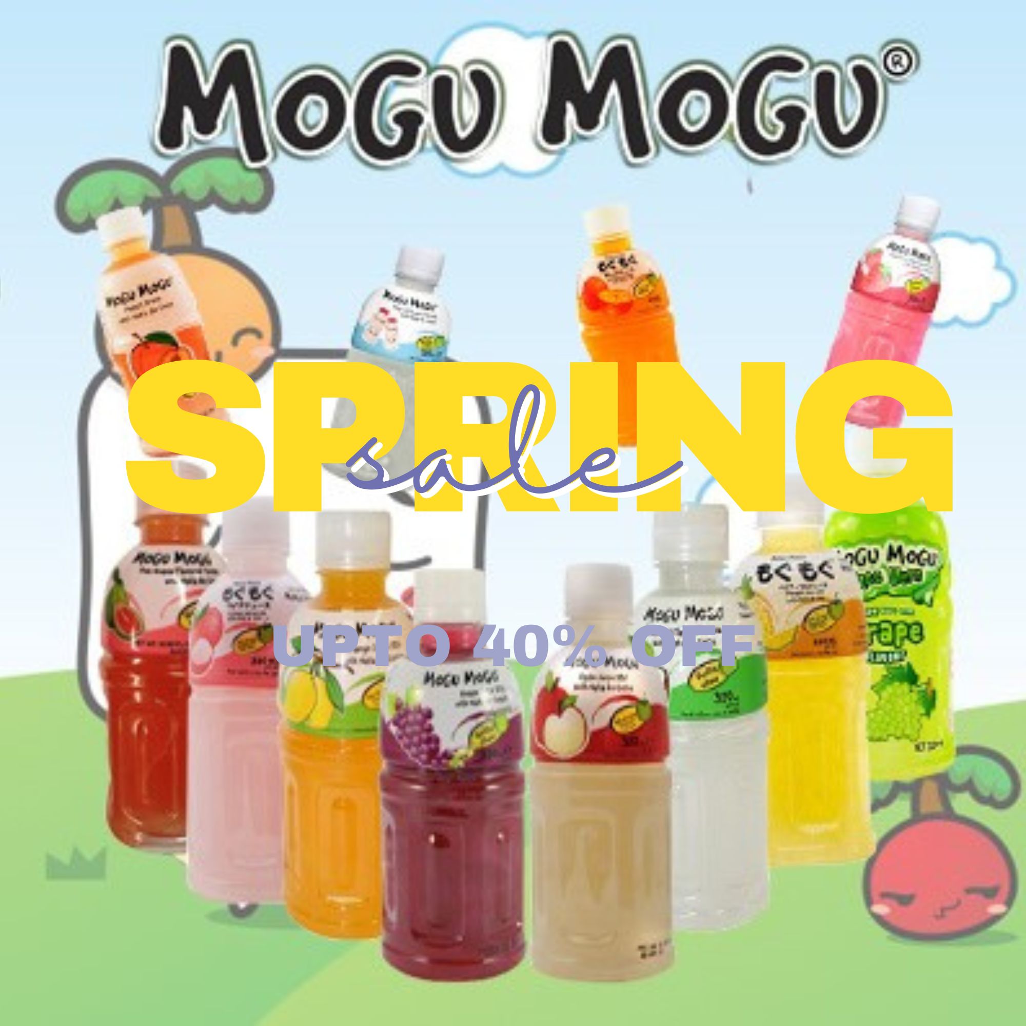 Bebida Japonesa Mogu Mogu Mango Con Nata De Coco 320ml 12pzs