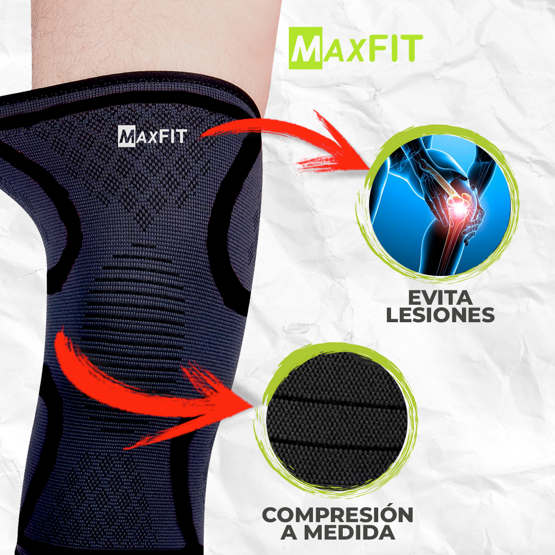 Rodilleras deportivas de compresión marca MAXFIT, para Gimnasia ...