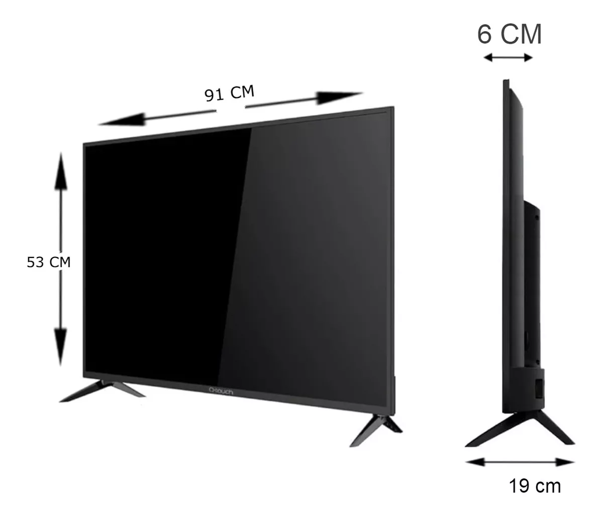 Pantalla Smart Tv Qtouch 40 Led Qn4023 Android Full Hd 1080p.