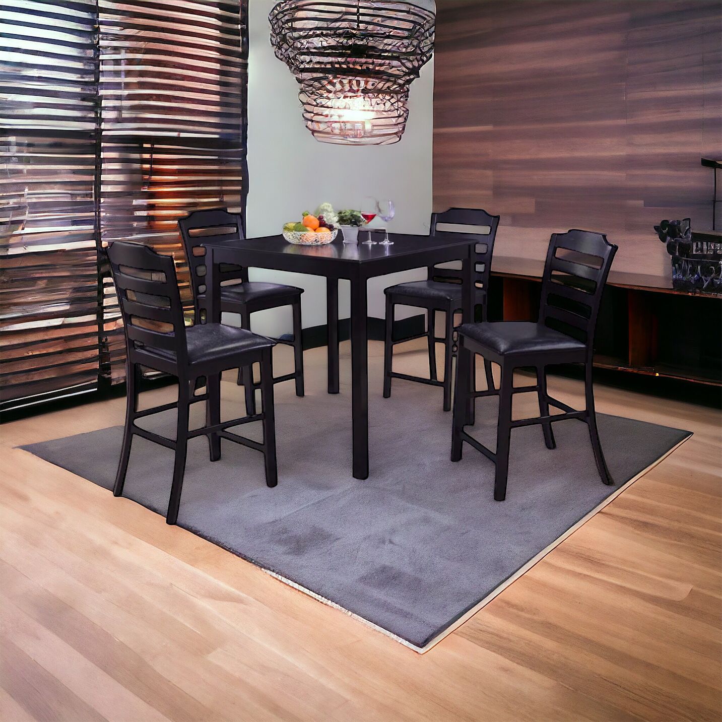 Comedor Marisa Alto de 4 sillas