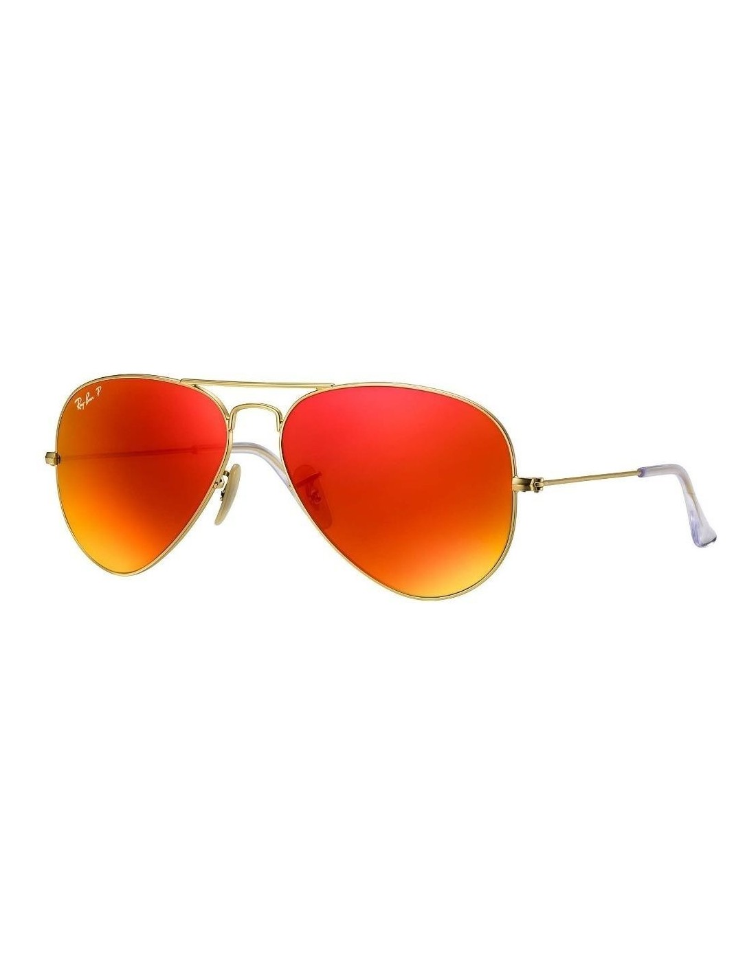 Lentes de sol Ray Ban Rb3025 112/4d Aviator Rojo Espejo Polarizado