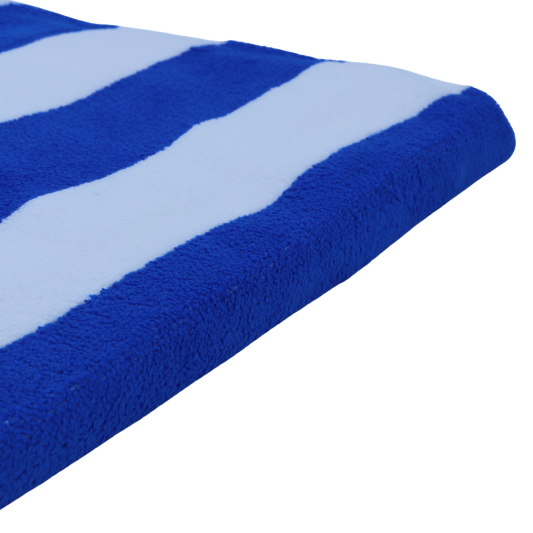 Toallas de Rayas Azules, Juego de 3 Toallas para alberca, Playa, SPA ...