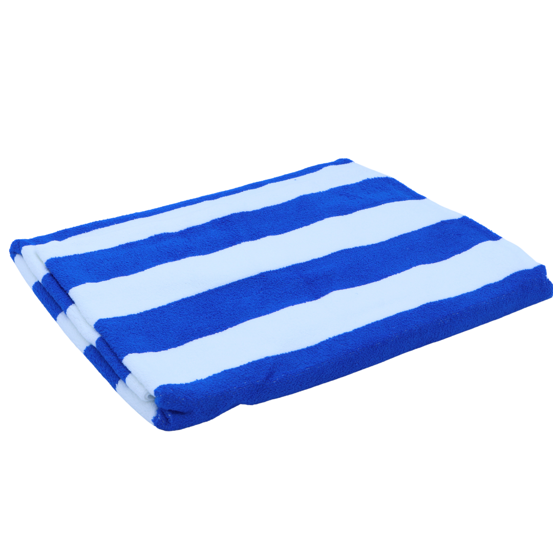 Toallas de Rayas Azules, Juego de 3 Toallas para alberca, Playa, SPA ...