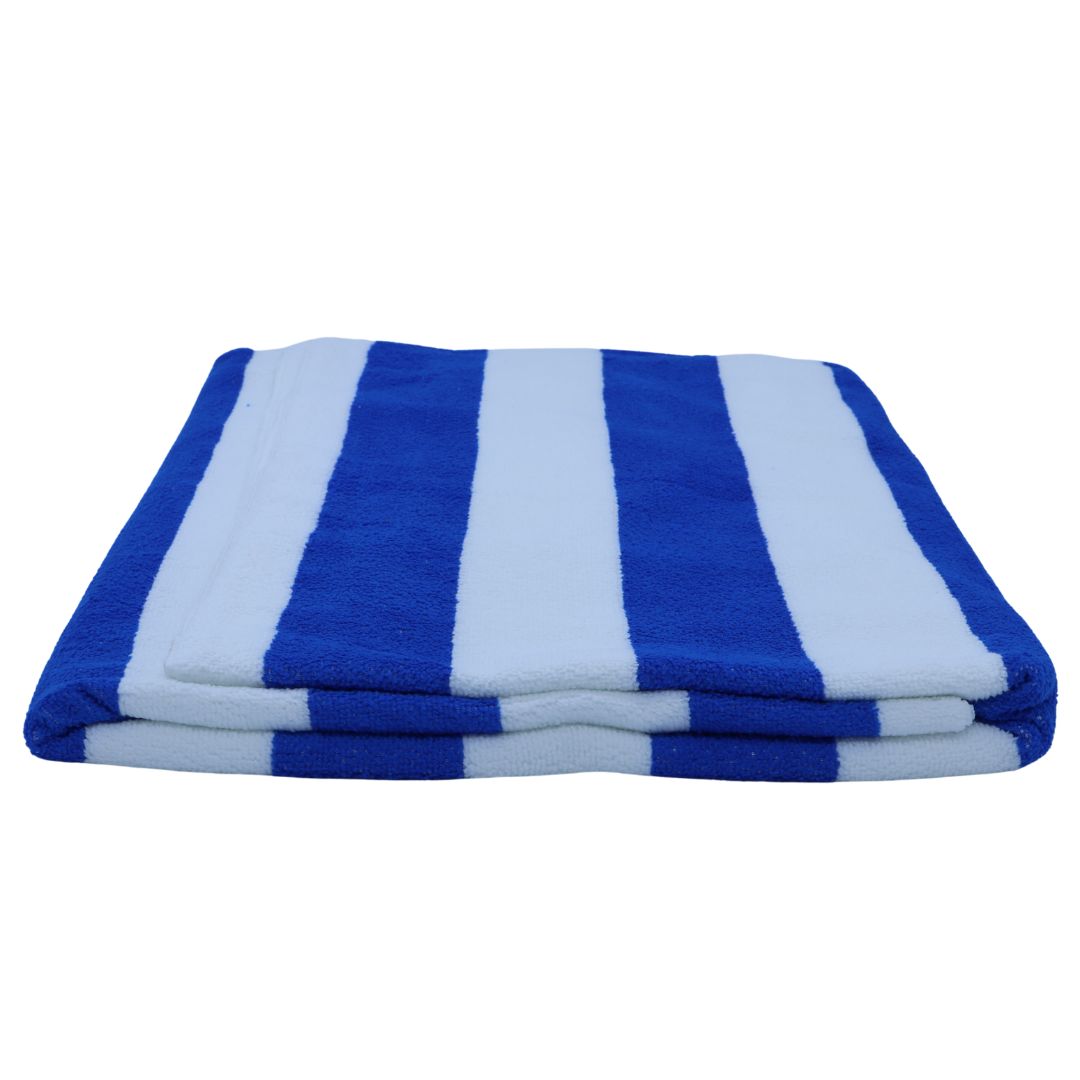 Toallas de Rayas Azules, Juego de 3 Toallas para alberca, Playa, SPA ...
