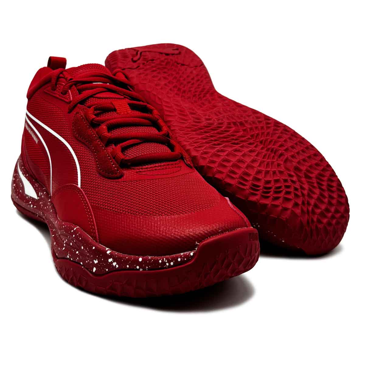 Tenis PUMA Playmaker Pro Splatter Rojos Hombre Deportivos