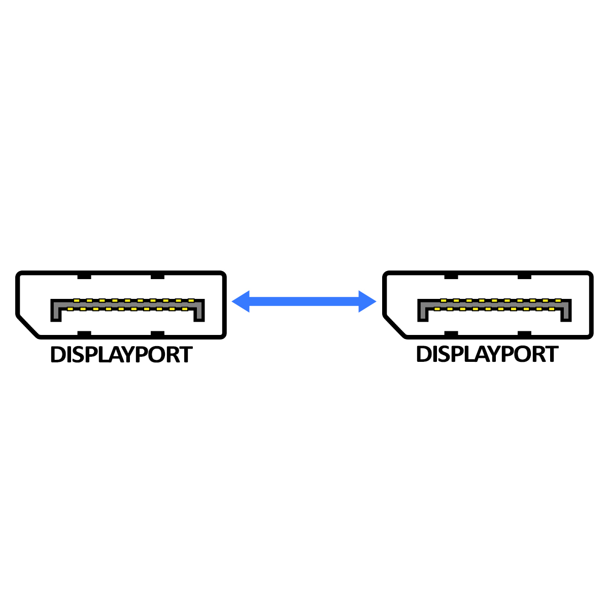Cable Displayport a Displayport 1.8m.