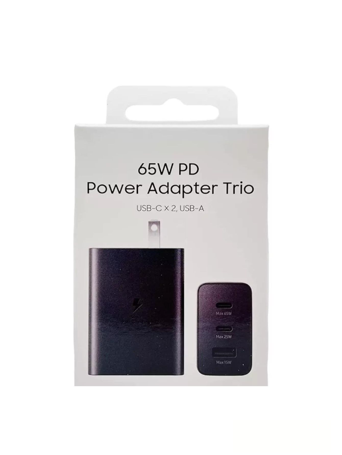 Cargador Samsung Power Adapter Trio 65 W