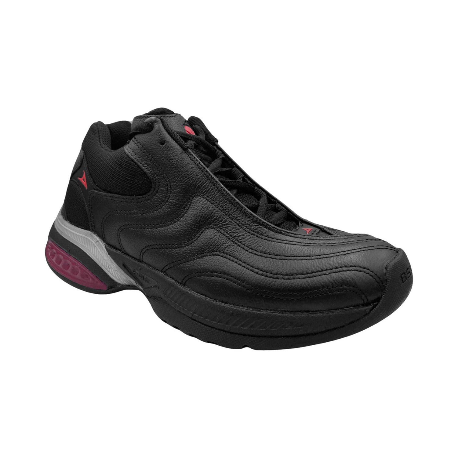 Tenis Basquetball Pirma Brasil 468 Negro Rojo Caballero.
