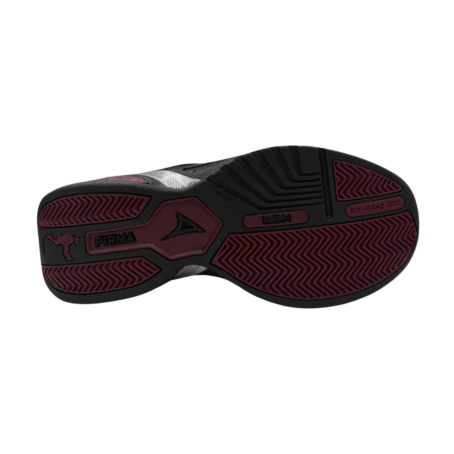 Tenis Basquetball Pirma Brasil 468 Negro Rojo Caballero.