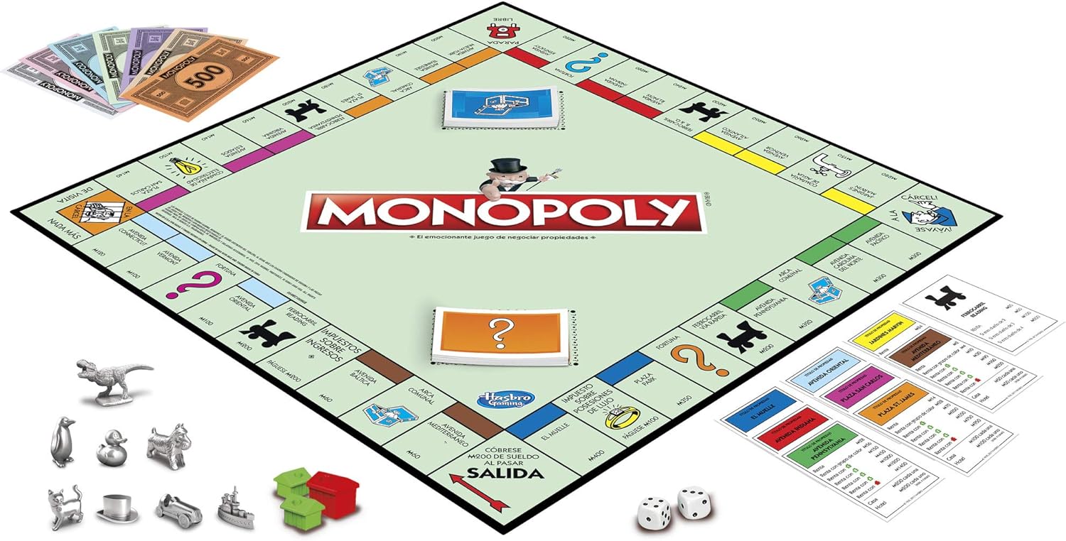 Hasbro Juego De Mesa Monopoly Clasico - Game Center