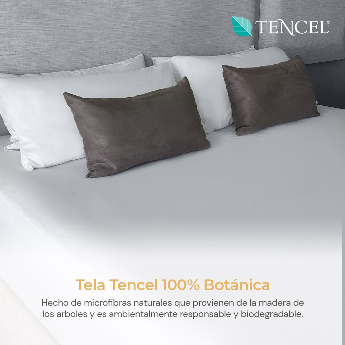 Cubre colchon King Size Impermeable Tela TENCEL PREMIUM ORGANICA Anti ...