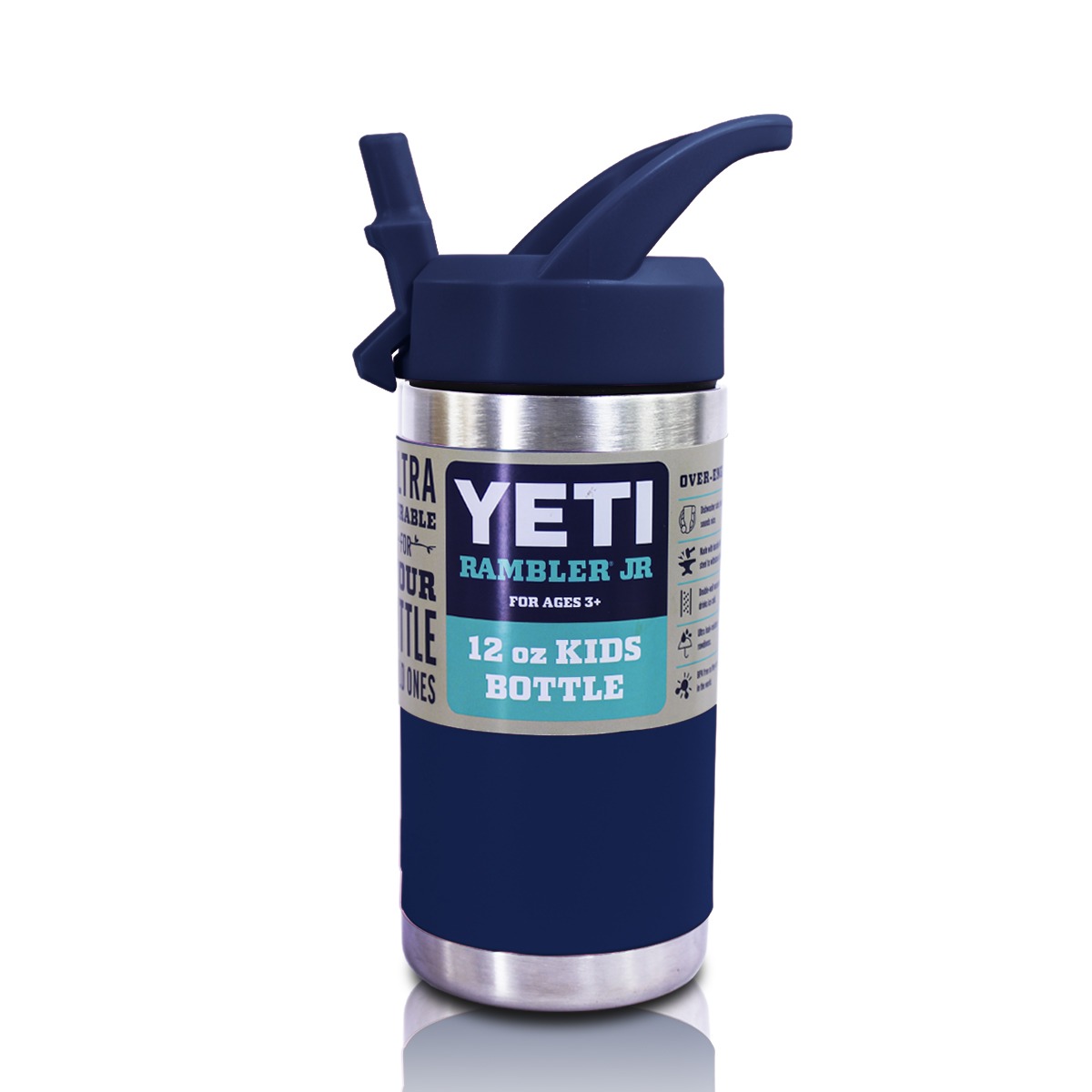 Yeti Termo Kids12 Oz Vaso Azul Marino De Acero Inoxidable Antiderrames ...