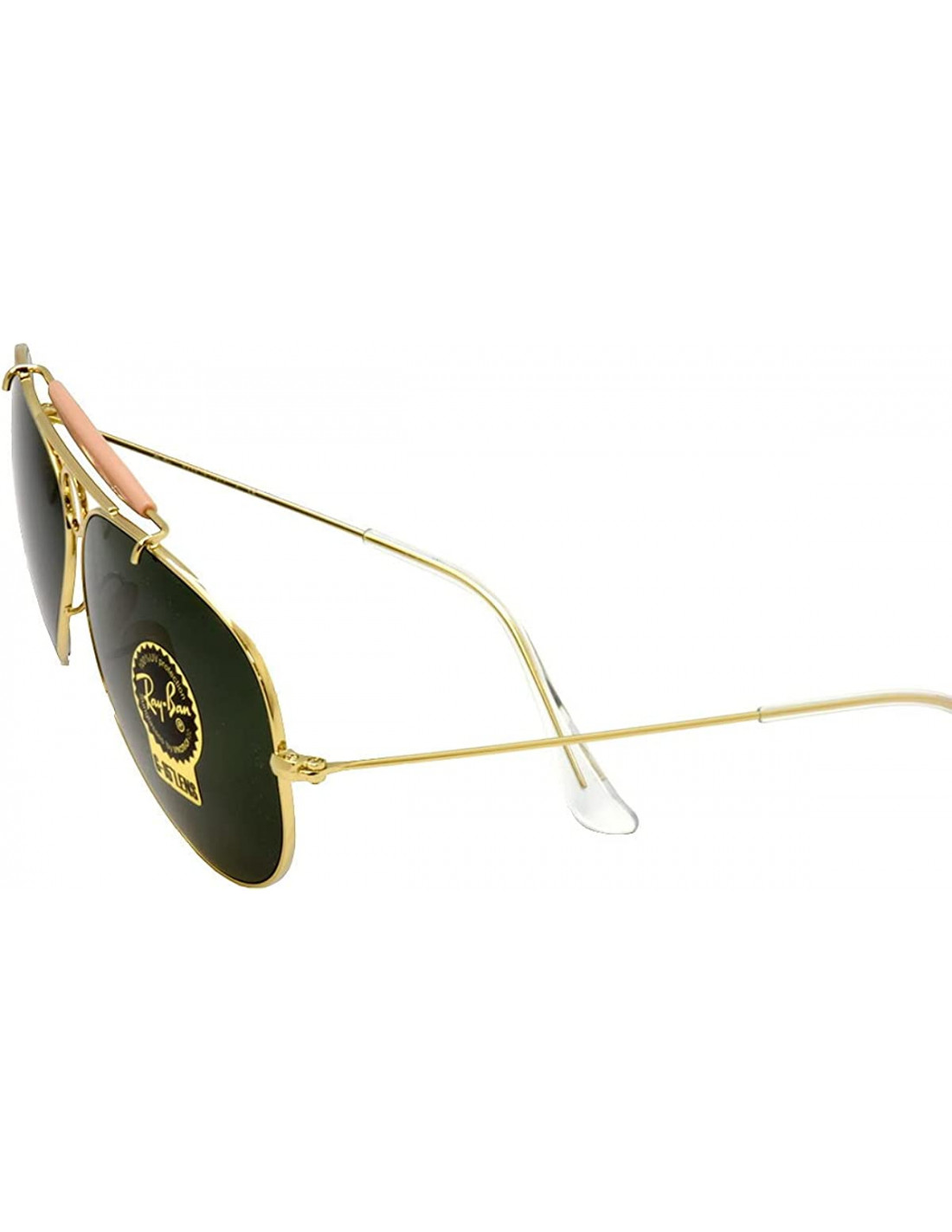 Lentes de sol Ray Ban RB3138 W3401 Shooter Aviator Negro G-15 Dorado