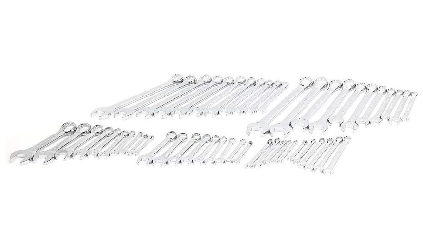 CRAFTSMAN Juego de 52 llaves combinadas métricas y SAE.