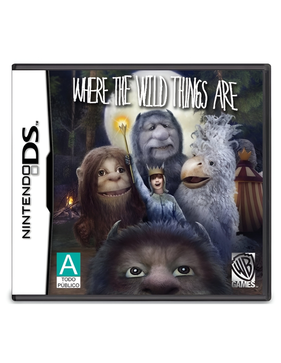 WHERE THE WILD THINGS ARE - NINTENDO DS.
