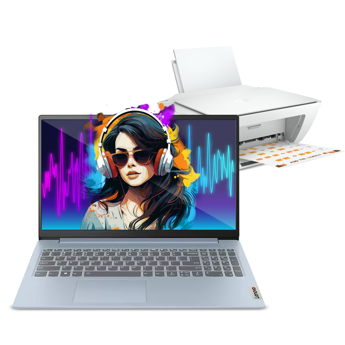 Combo Laptop Lenovo Ideapad Slim 3 15IRU8 Intel CI3 8gb 256gb 15.6Pulg ...