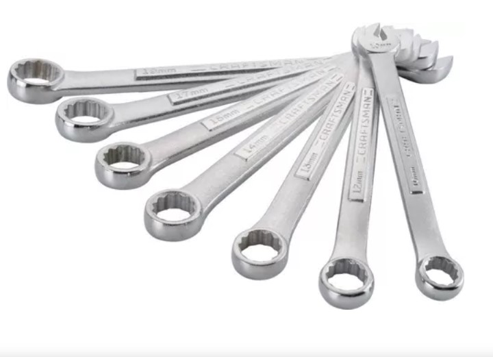 Craftsman Set De 7 Llaves Mecánica Combinadas Métricas