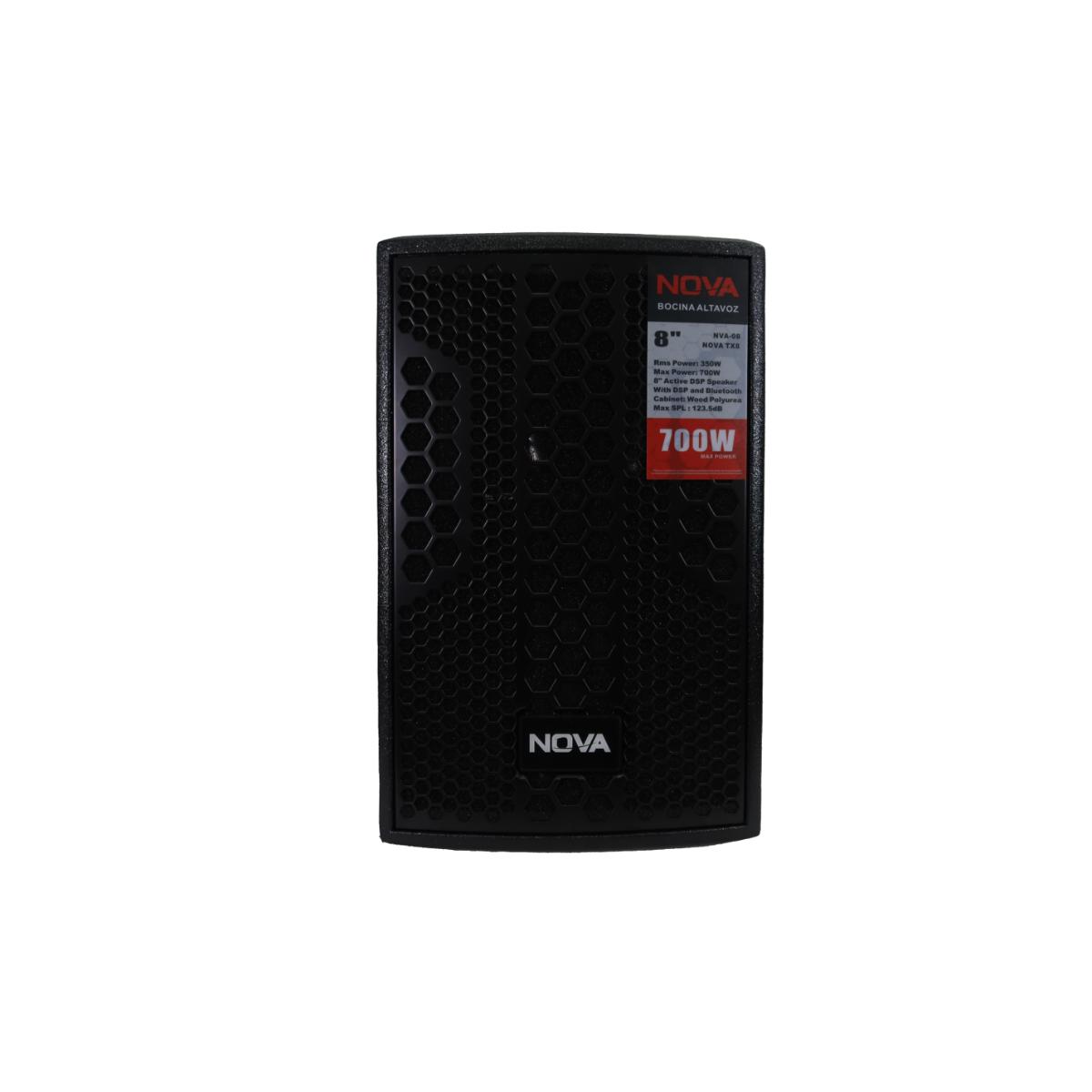 Bafle Amplificado NOVA TX8 350w Rms 8" Bluetooth.