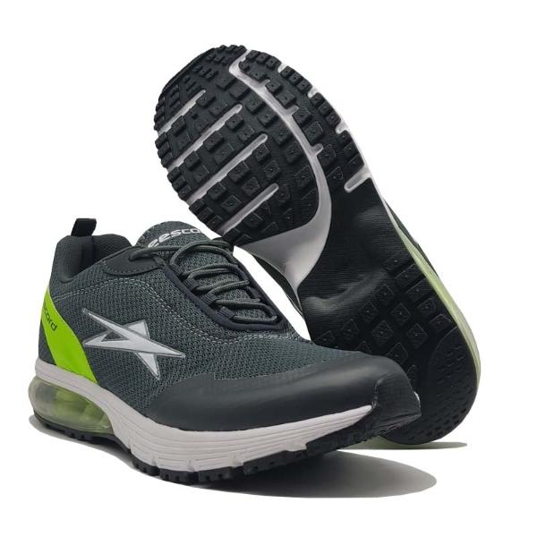 Tenis Eescord 3625 Originales Gris Oxford Verde Hombre Deportivos Ejercicio