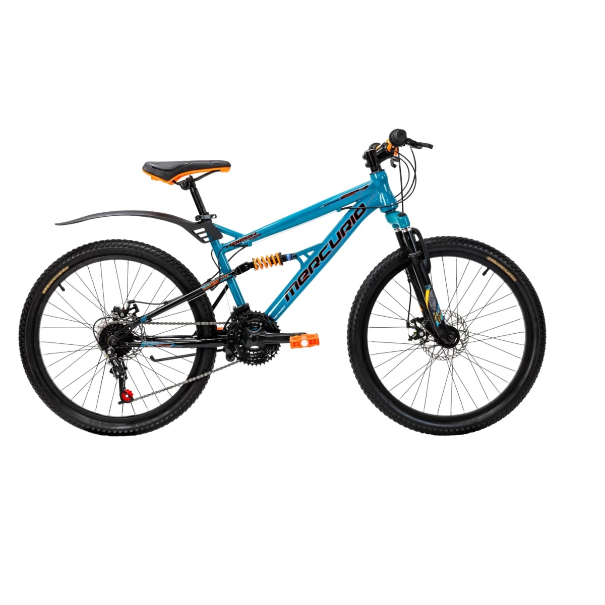 BICICLETA MERCURIO DS KAIZER R24 CELESTE 21 VEL 2023 ENDY15