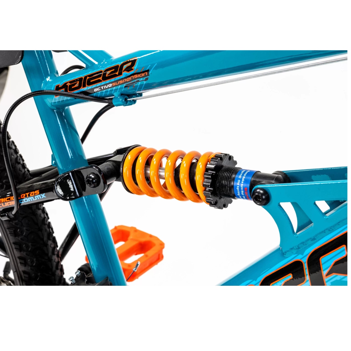 BICICLETA MERCURIO DS KAIZER R24 CELESTE 21 VEL 2023 ENDY15