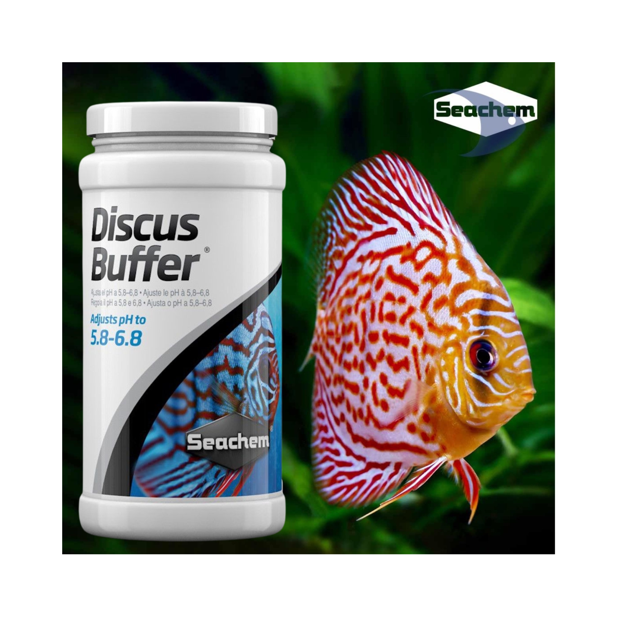 Acondicionador discus buffer seachem 1 kg.