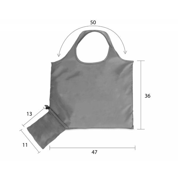 Bolsa Plegable de Tela Calaveras y Flores