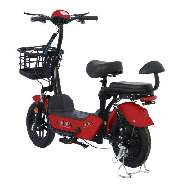 Bicicleta Eléctrica Urbana Moboss ZM300 Rojo 350W 25 km/h