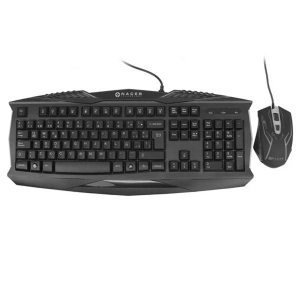 Kit Gamer de Teclado y Mouse Naceb NA-617 Alámbrico USB Español
