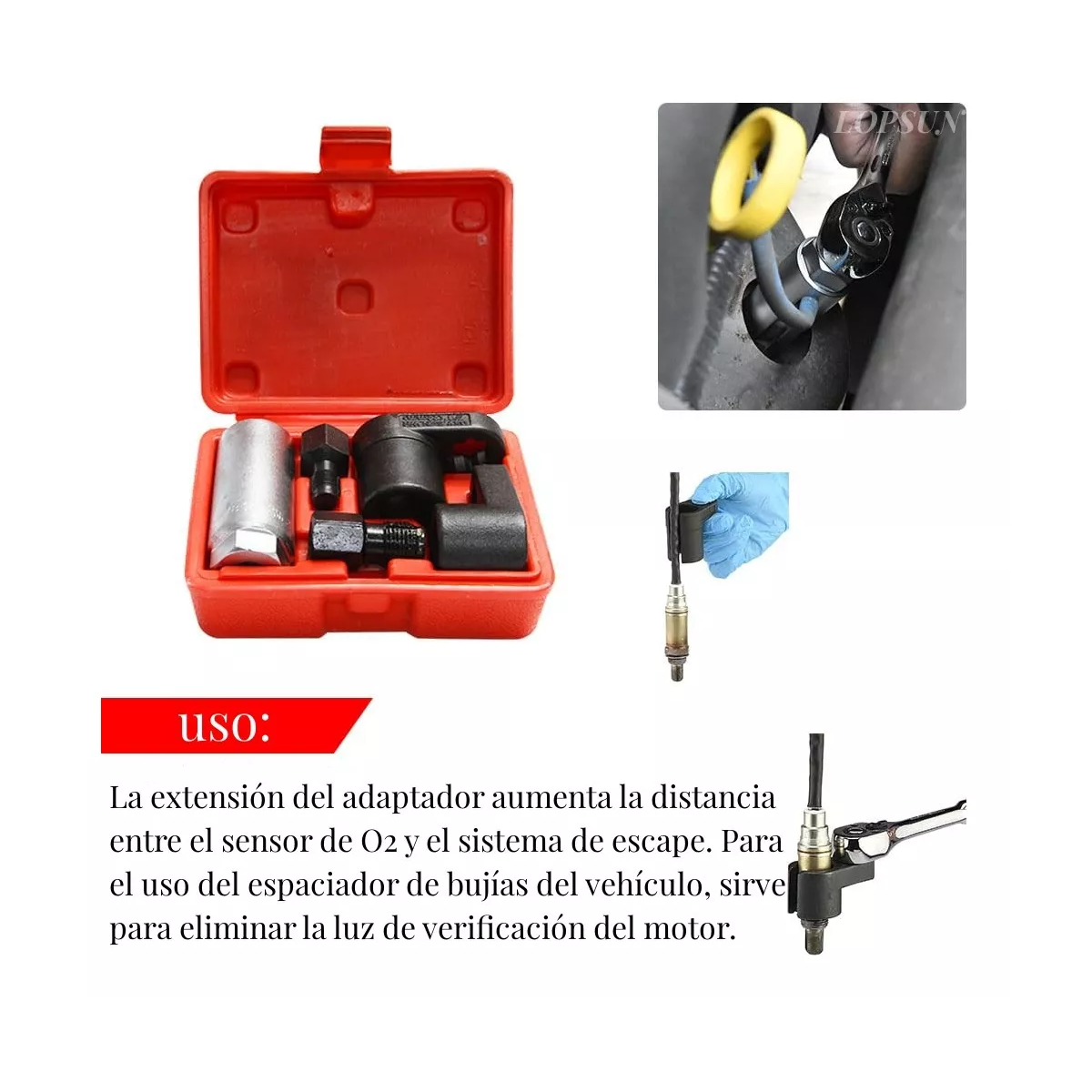 Kit Dados Para Sensores De Oxígeno Automotriz Universal 5 Pc.