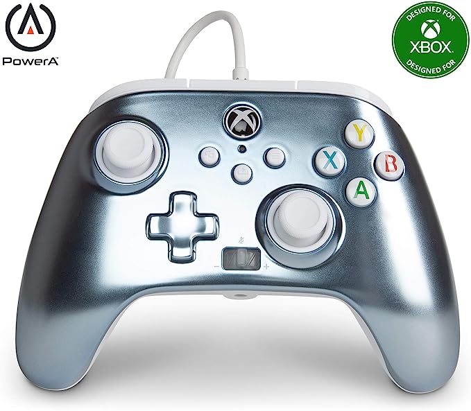 PowerA Enhanced Wired Controller - Metallic Ice, Gamepad, Controlador ...