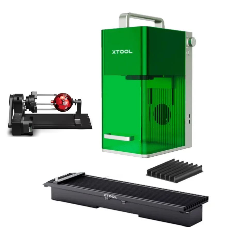 Xtool F1 + Slide Extension + Rotativo xtool.