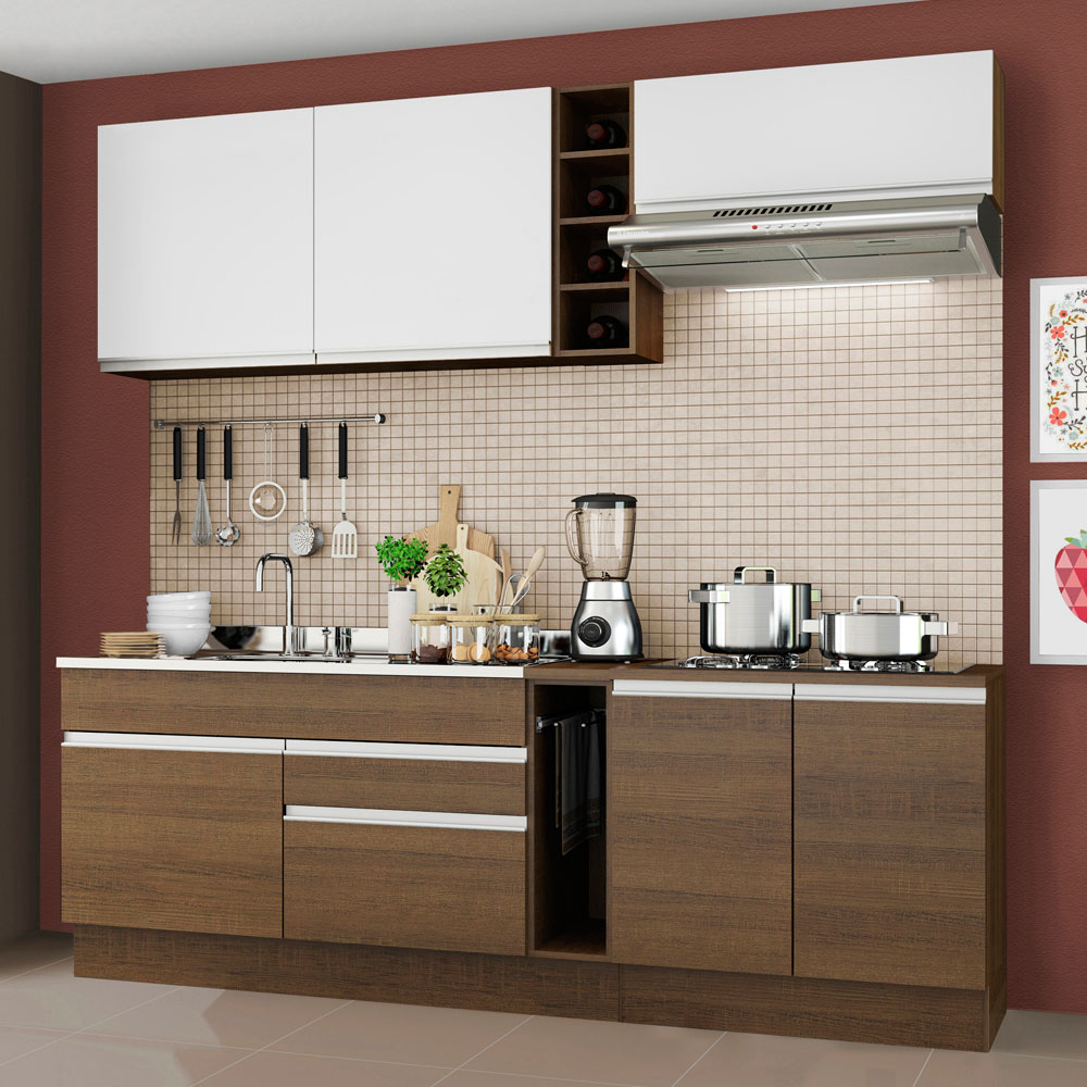 Cocina Integral Completa Modular Madesa Glamy MB 03.