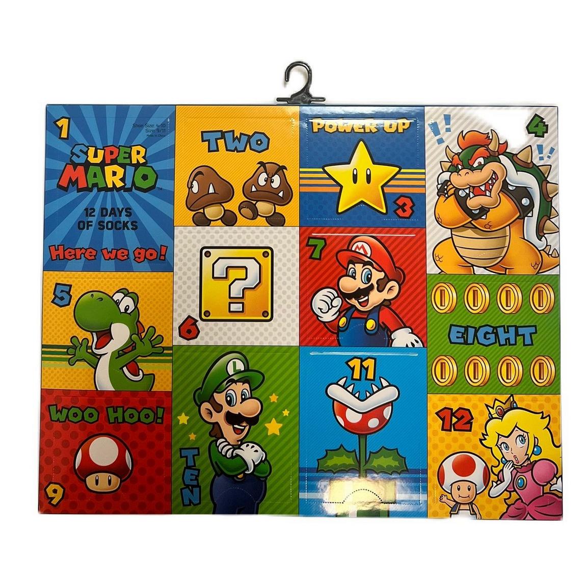 12 Pares Super Mario 12 Días Oficial Luigi Bowser