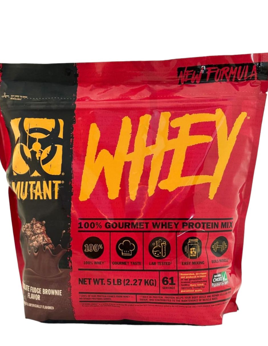 Proteina Mutant Whey 5lb 2.27kg 61 serv.