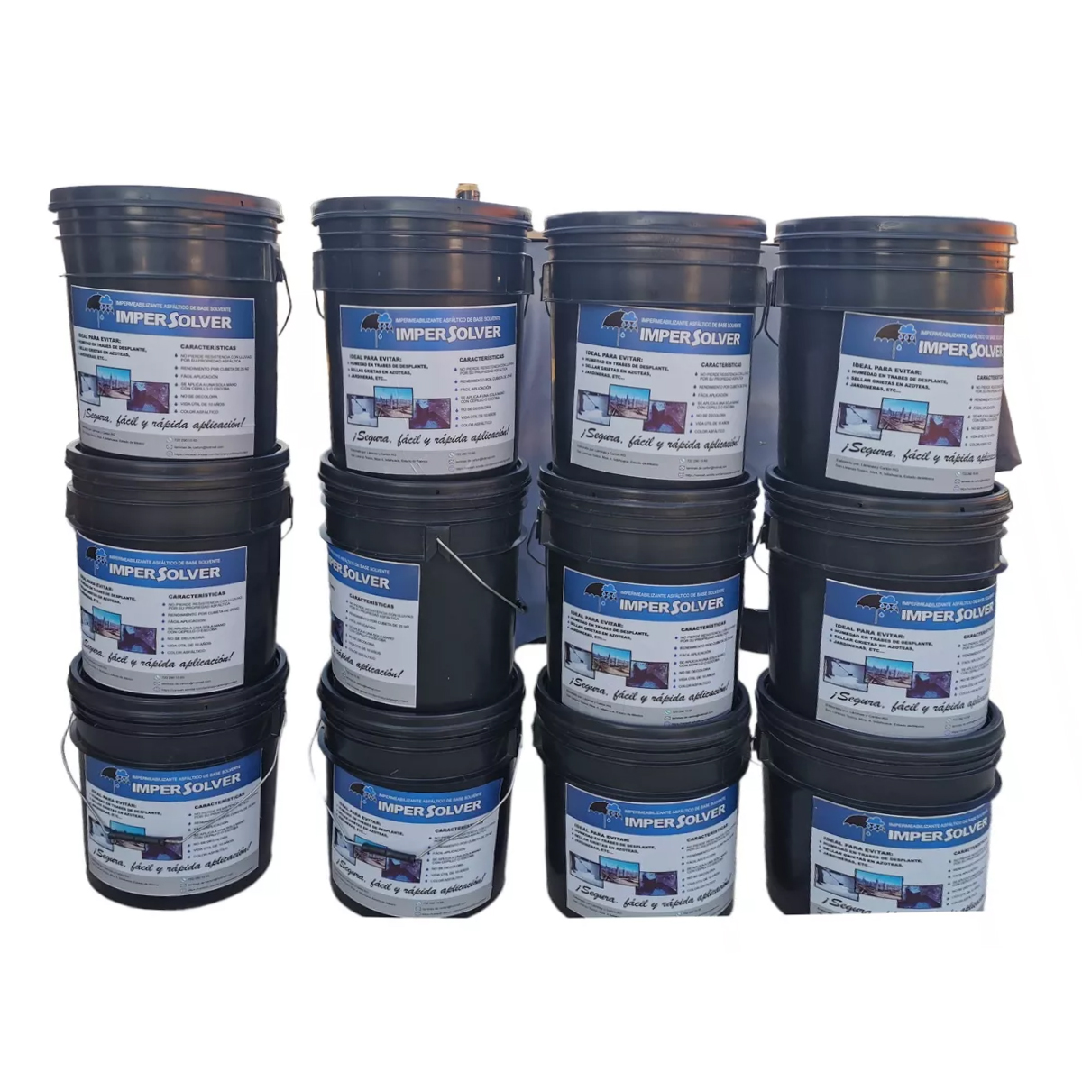 Chapopote Para Impermeabilizar Cubeta 19lts.