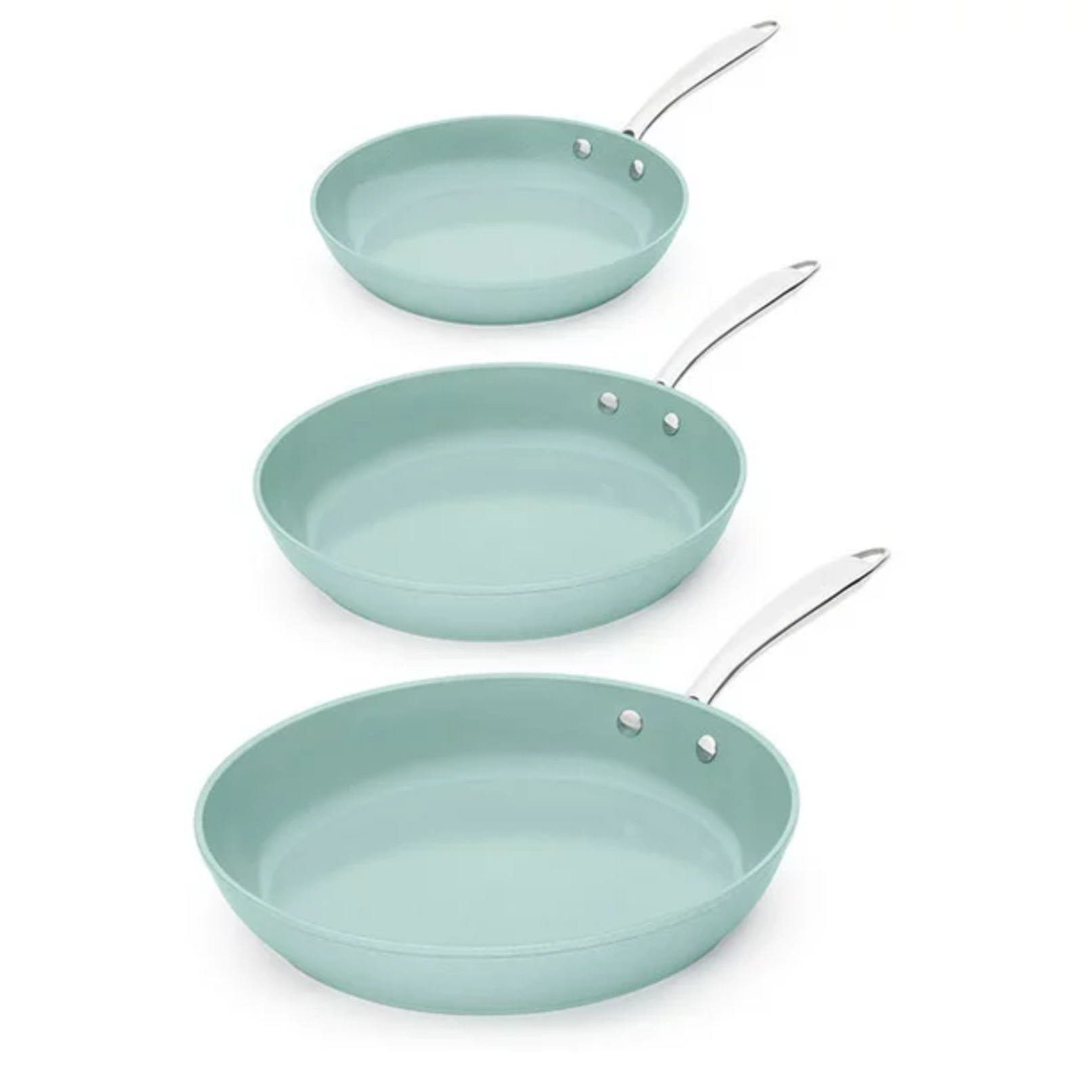 SET DE 3 SARTENES 20, 24 Y 28 CM JADE CHEF