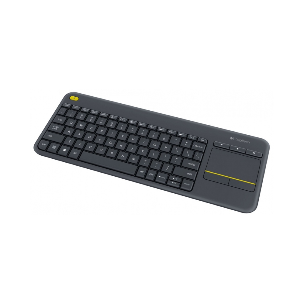 TECLADO LOGITECH K400 PLUS C/TOUCHPAD USB UNIFYING BLACK.