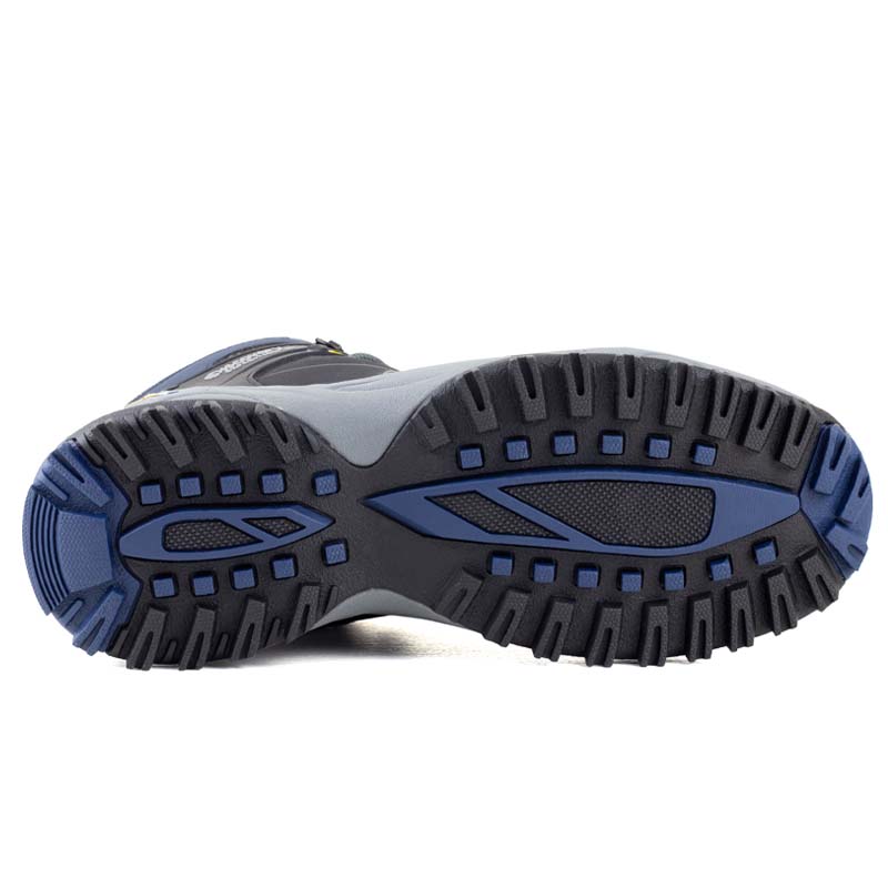Botas Camping Para Hombre Outdoor Discovery 2080 Negro Azul.