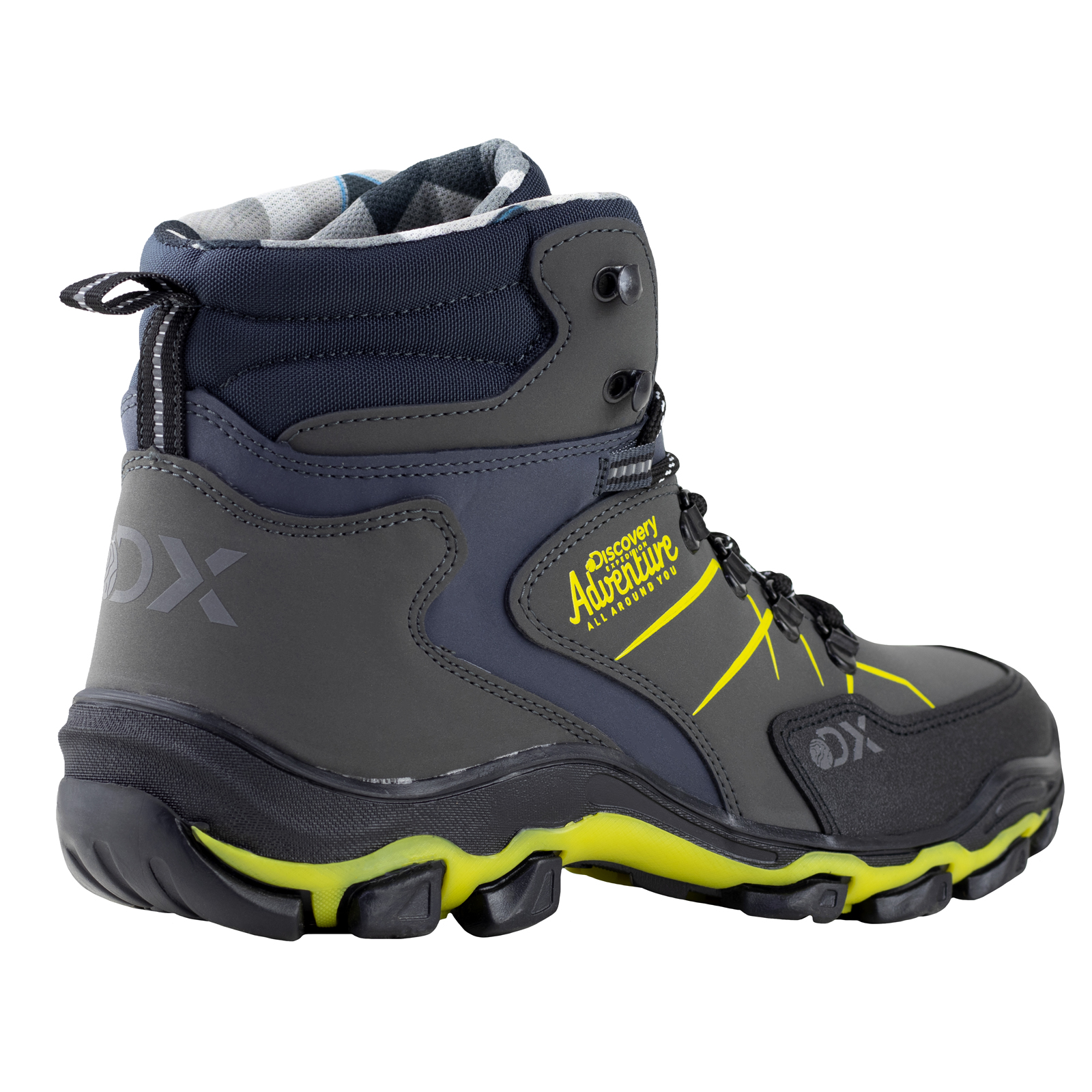 Botas Para Hombre Camping Semi Senderismo Outdoor Discovery 2383 Gris ...