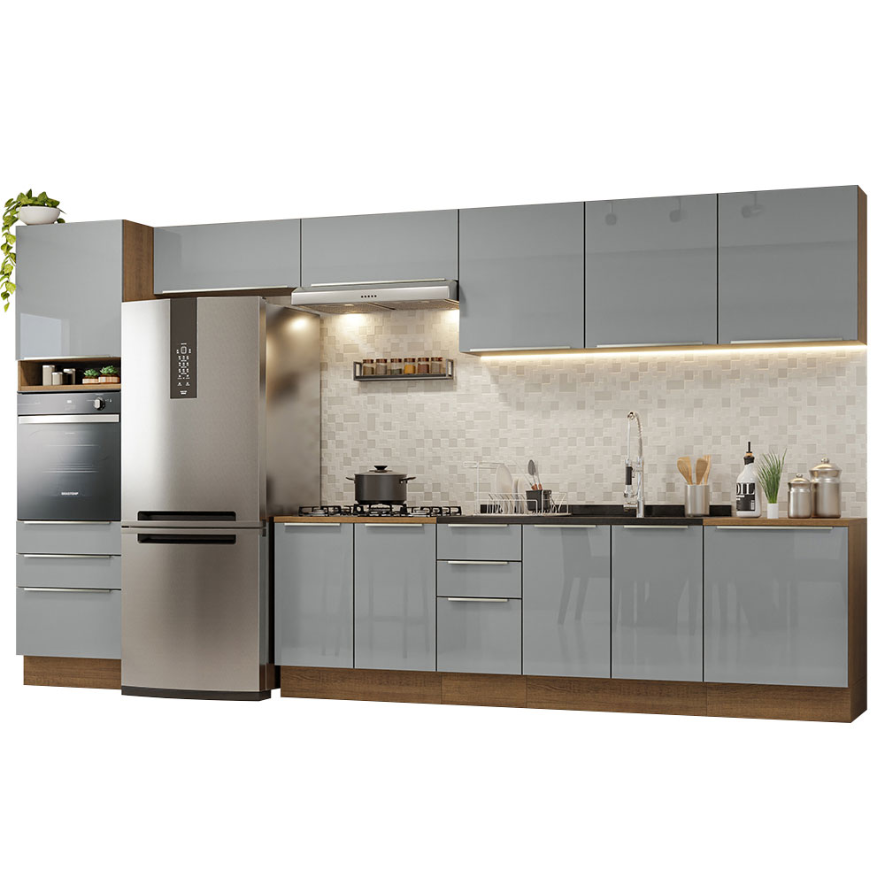 Cocina Integral Completa Modular Madesa Lux 440cm MG.