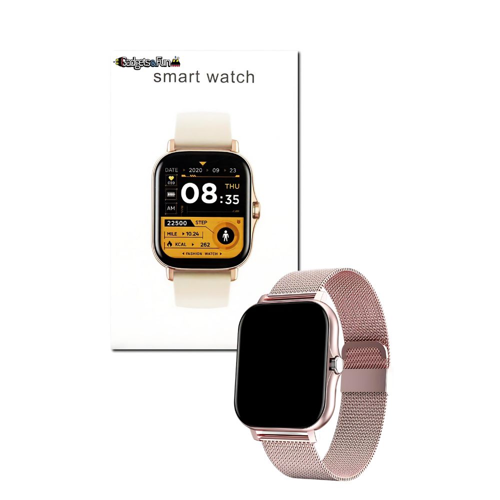 Smartwatch Gadgets&Fun Square AMOLED Mesh