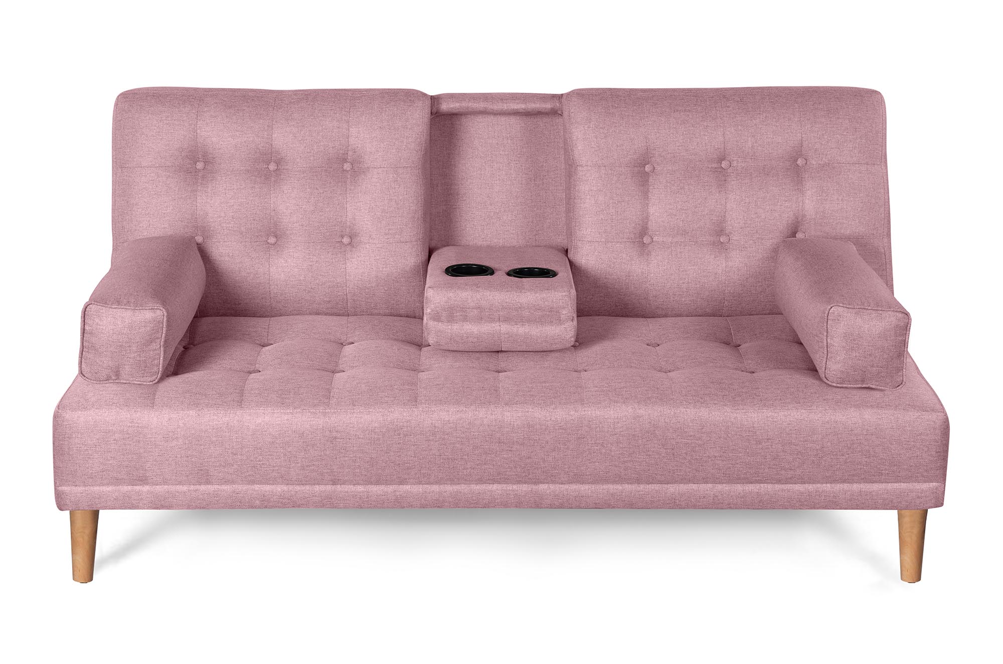 Sofá Cama De Lino Palo De Rosa Makora Modelo Queen